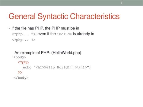 Soen 287 Web Programming Introduction To Php Ppt Download