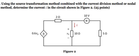 Solved Using The Source Transformation Method Combined With Chegg