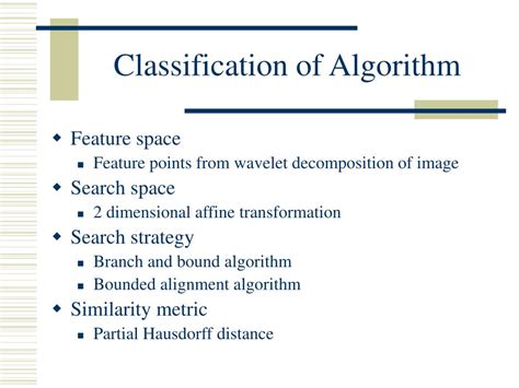 Ppt Efficient Algorithms For Robust Feature Matching Powerpoint