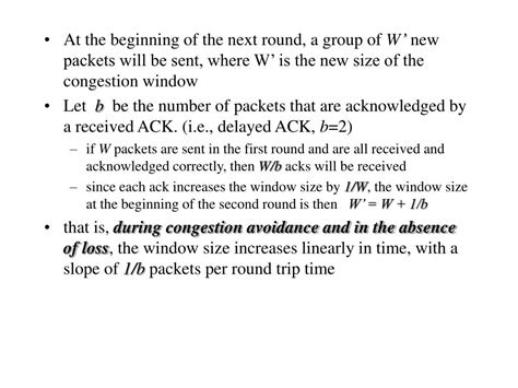 Ppt Modeling Tcp Throughput A Simple Model And Its Empirical Validation Powerpoint