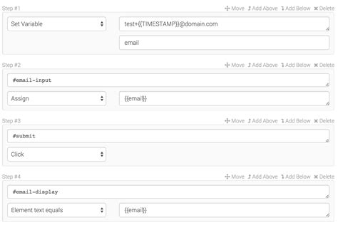 Creating And Using Variables — Ghost Inspector