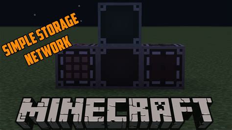 Simple Minecraft Storage System