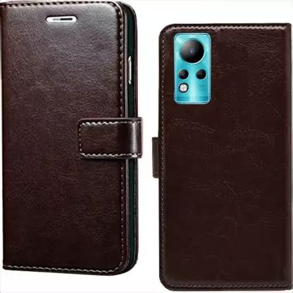 Gom Flip Cover For Infinix Note Infinix Note With Magnetic Closure Green Okra Mall