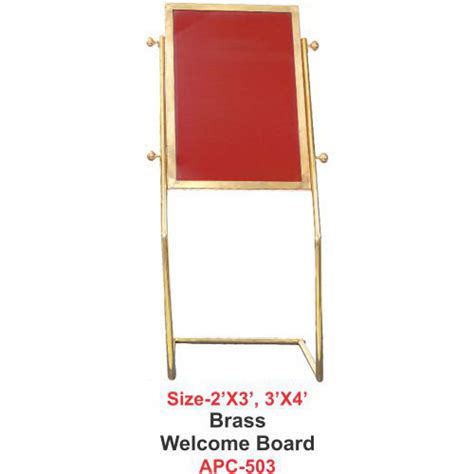 Brass Welcome Board At 1350000 Inr In Alwar K Rajan Industries