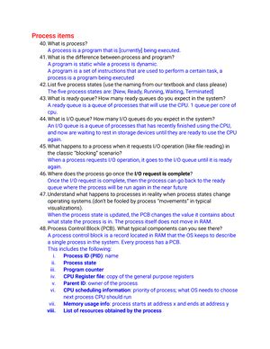 CSCI Review For OS Functions OS Functions And Related Concepts Items OS Definition An
