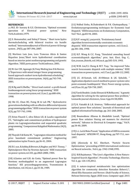 A Novel Approach For Solving Optimal Economic Load Dispatch Problem In