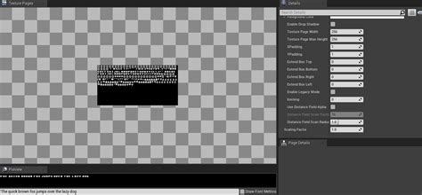 Unreal 4 Problem Rendering Custom Fonts On Ue4 Text Render Component