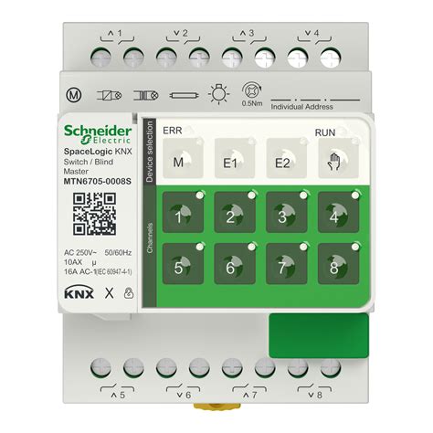 Mtn6705 0008s Spacelogic Knx Secure Master Schalt Jalousie 8 Fach Schneider Electric Österreich