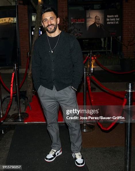 Jason Cerbone Is Seen Attending Hbos The Sopranos 25th Anniversary