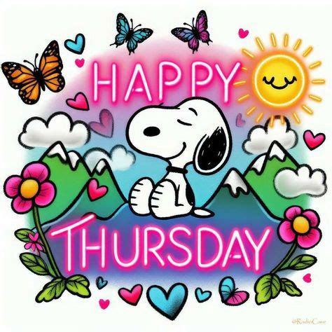 Snoopy Happy Thursday