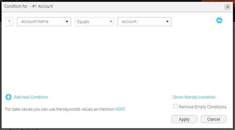 Boolean Example 3 Using Advanced Values