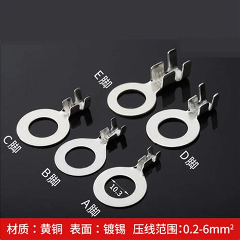 100 개몫 431 10mm 직경 구리 원형 스플 라이스 터미널 와이어 02 60mm2 와이어 용 네이 키드 커넥터terminals Aliexpress