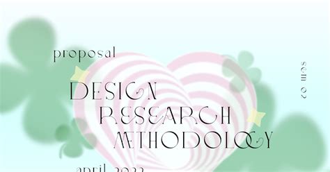 Design Research Methodology Proposal 01