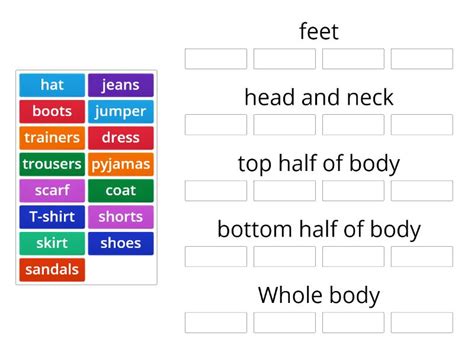 Classification Of The Clothes Group Sort