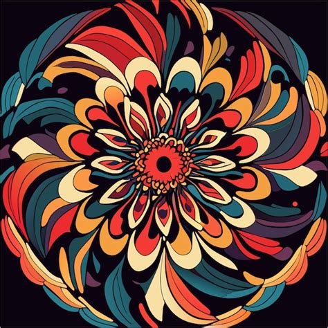 Premium Vector Doodle Kaleidoscope Odyssey Revealed Shapes And Colors