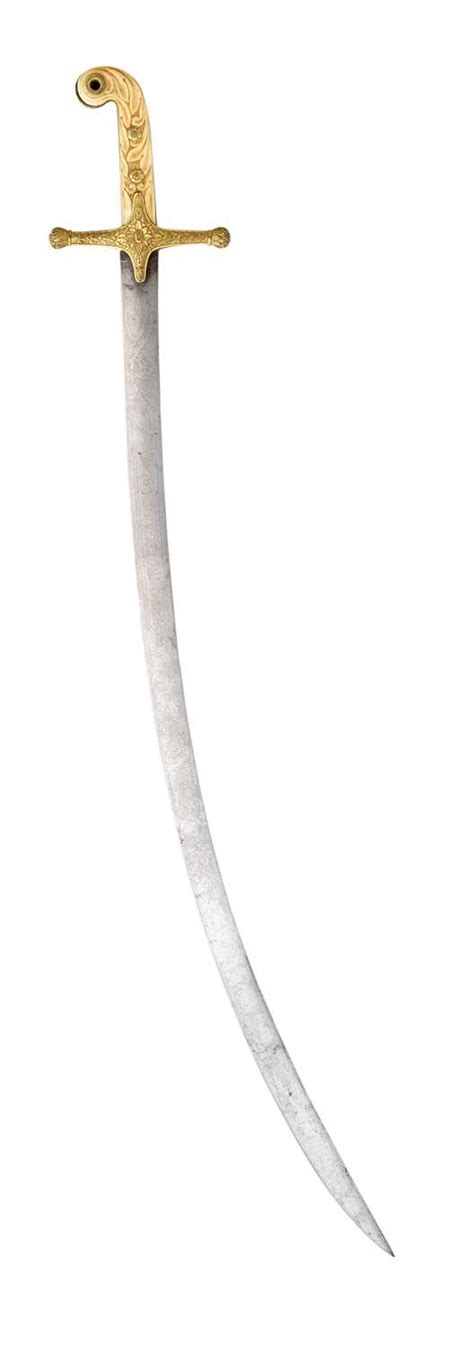 Lot 137 A Mameluke Hilted Officers Sword