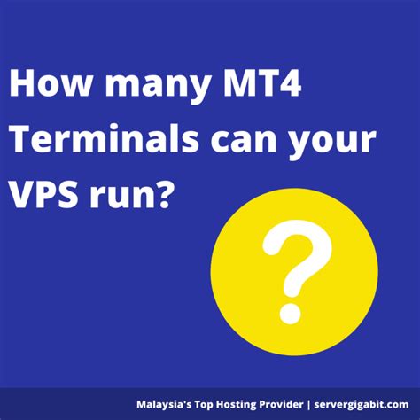 How Many MT4 Terminals Can Your VPS Run Server Gigabit Network