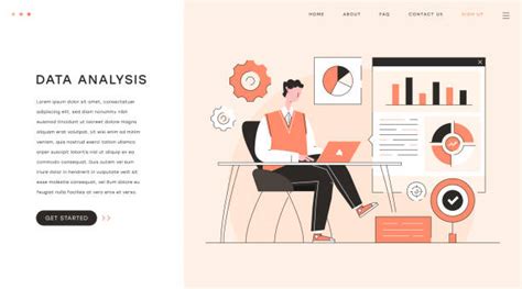 1000 Data Analyst Ilustrasi Grafik Vektor And Clip Art Bebas Royalti