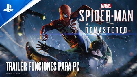 Desvelamos Las Características De Marvels Spider Man Remasterizado Para Pc Playstation Blog