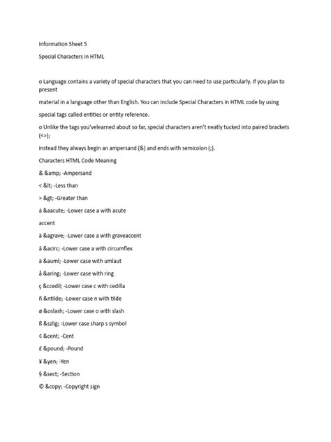 Information Sheet 5 Pdf Internet Web Development