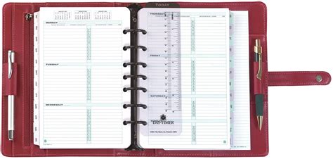 Day Timer Leather Planner Review Desk Size Planner And Organizer