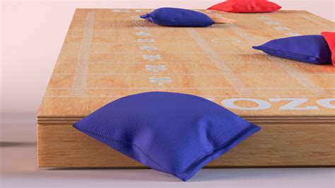 Wooden Cornhole Bean Bag Toss Game 3d Model 39 3ds Blend C4d Fbx Max Ma Lxo Obj Free3d