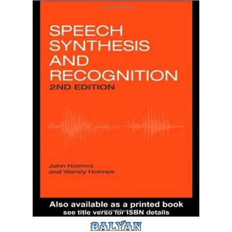 خرید و قیمت دانلود کتاب Speech Synthesis And Recognition ترب