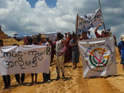 Shan Tnla ထိန်းချုပ် နမ့်ခမ်းမြို့နယ် ဆီလီကွန်သတ္တုတူးဖော်ရေးကိစ္စ ဆန္ဒပြခံရ၊ Tnla လာရောက်တားမ