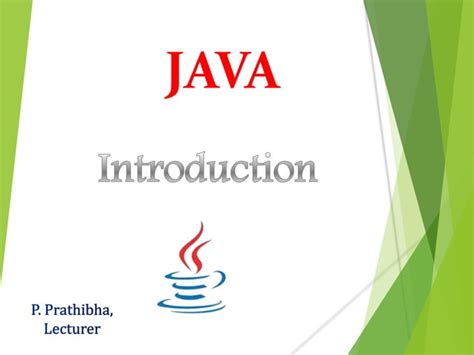 Introduction Of Java Ppsx