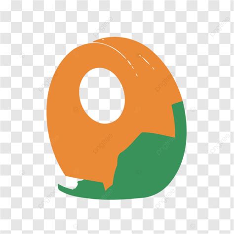 흰색 바탕에 지도 아이콘의 다채로운 여러 가지 빛깔의 버전 벡터 흰색 배경에 있는 위치의 단순한 다채로운 아이콘 그림자 없음 작은 프레임 중앙 Png 일러스트 및