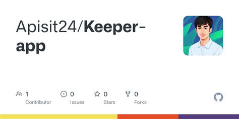 github apisit24 keeper app