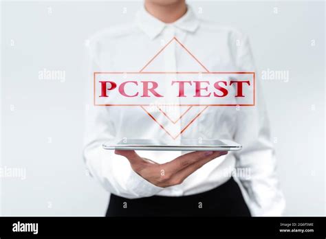 Writing Displaying Text Pcr Test Business Showcase Qualitative Detection Of Viral Genome Within