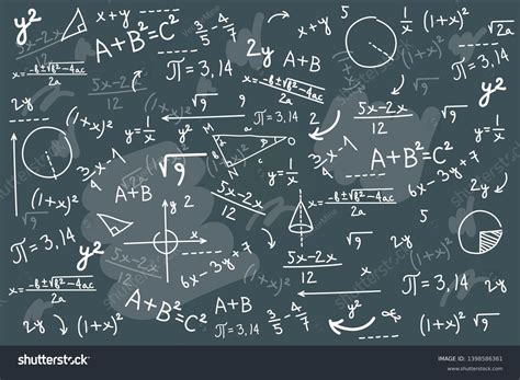 Chalkboard With Math