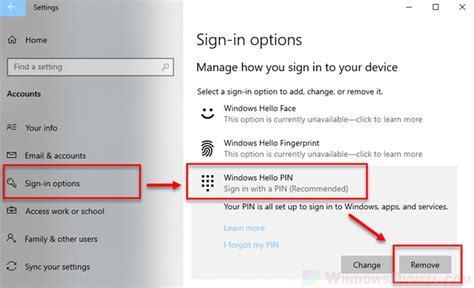 How To Remove PIN Login From Windows Startup