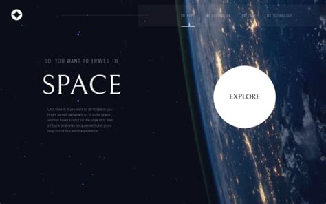 Frontend Mentor Responsive Space Tourism Website Built With React Coding Challenge Solution