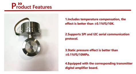 I2C Output Digital Differential Pressure Sensor AIT RC1101