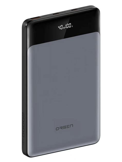 Eloop พาวเวอร์แบงค์ Eloop And Orsen รุ่น E14 Ultra 20000mah สีเทา ลด 50 19 Central Online