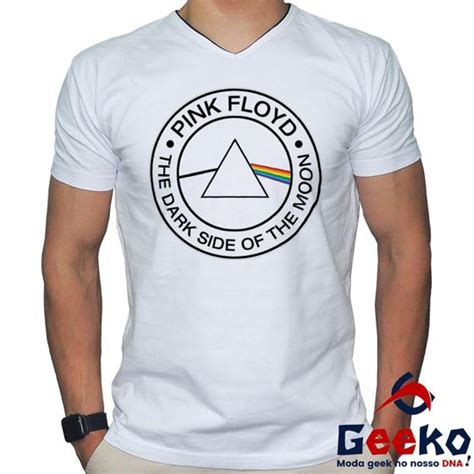 Camiseta Pink Floyd 100 Algodão Rock Geeko Outros Moda E Acessórios