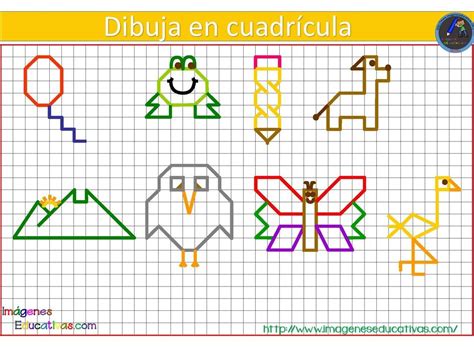 Dibujos Con Cuadrícula Para Niños Imagenes Educativas Dibujos En