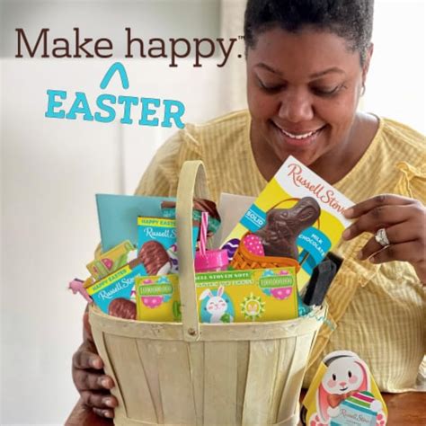 Russell Stover Easter Bunny Solid Milk Chocolate Candy Rabbit 3 Oz