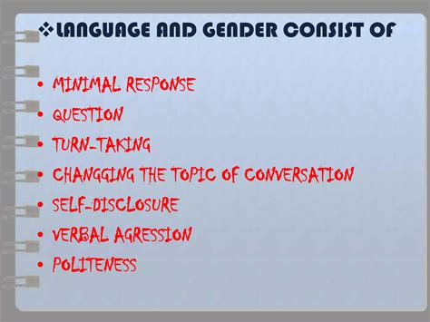 Language And Gender Sociolinguistic Pptx