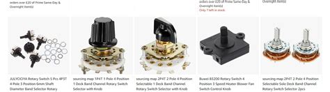 Can You Suggest A Position Rotary Switch General Electronics Arduino Forum