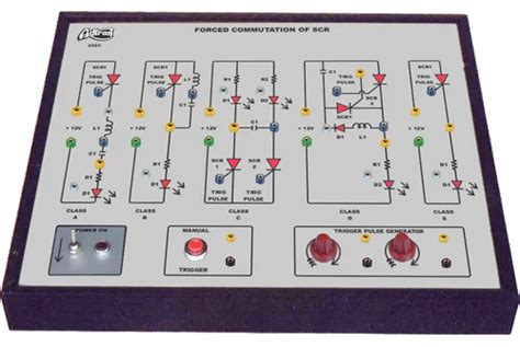 Metal Electrical Forced Commutation Of Scr Trainers For Laboratory Model Name Number At