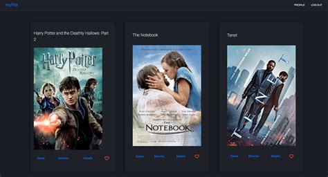 Github Filip Sazdov Myflix Angular Client Client Side For Existing