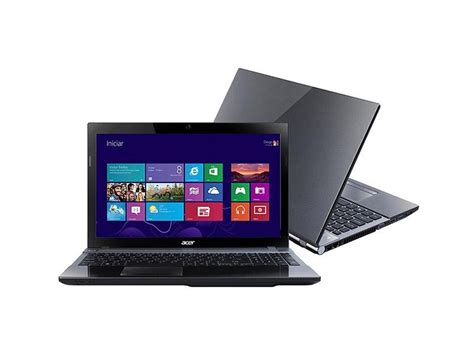 Notebook Acer Aspire V Intel Core i M ª Geração GB GB LED Windows V