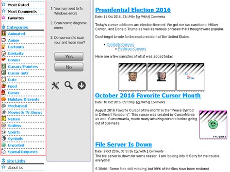 แนะนำเว็บแจก Code Mouse Cursors