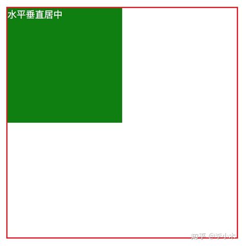 实现水平垂直居中的几种方法 Css 知乎