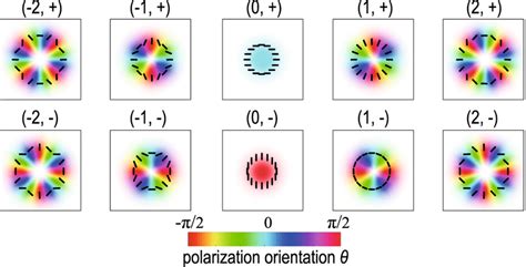 Spatial Profiles Of Vector Beams The Spatial Polarization Profiles Of Download Scientific