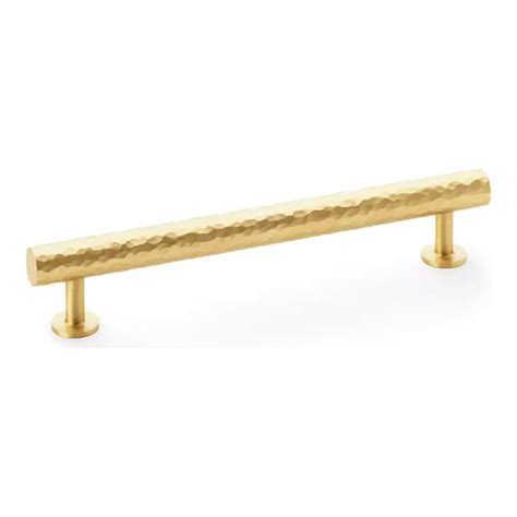 Castella Satin Brass Bexhill Hammered Cabinet Handles Elite Hardware