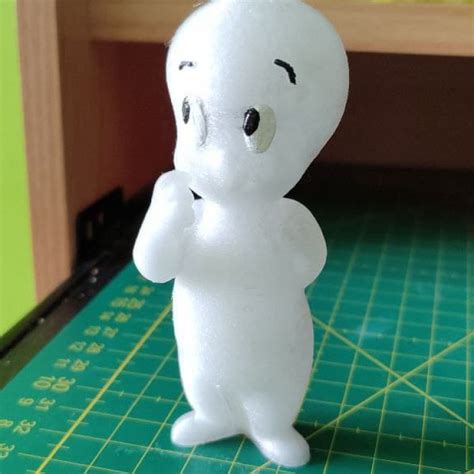 3d Print Of Casper The Friendly Ghost By Chasslr